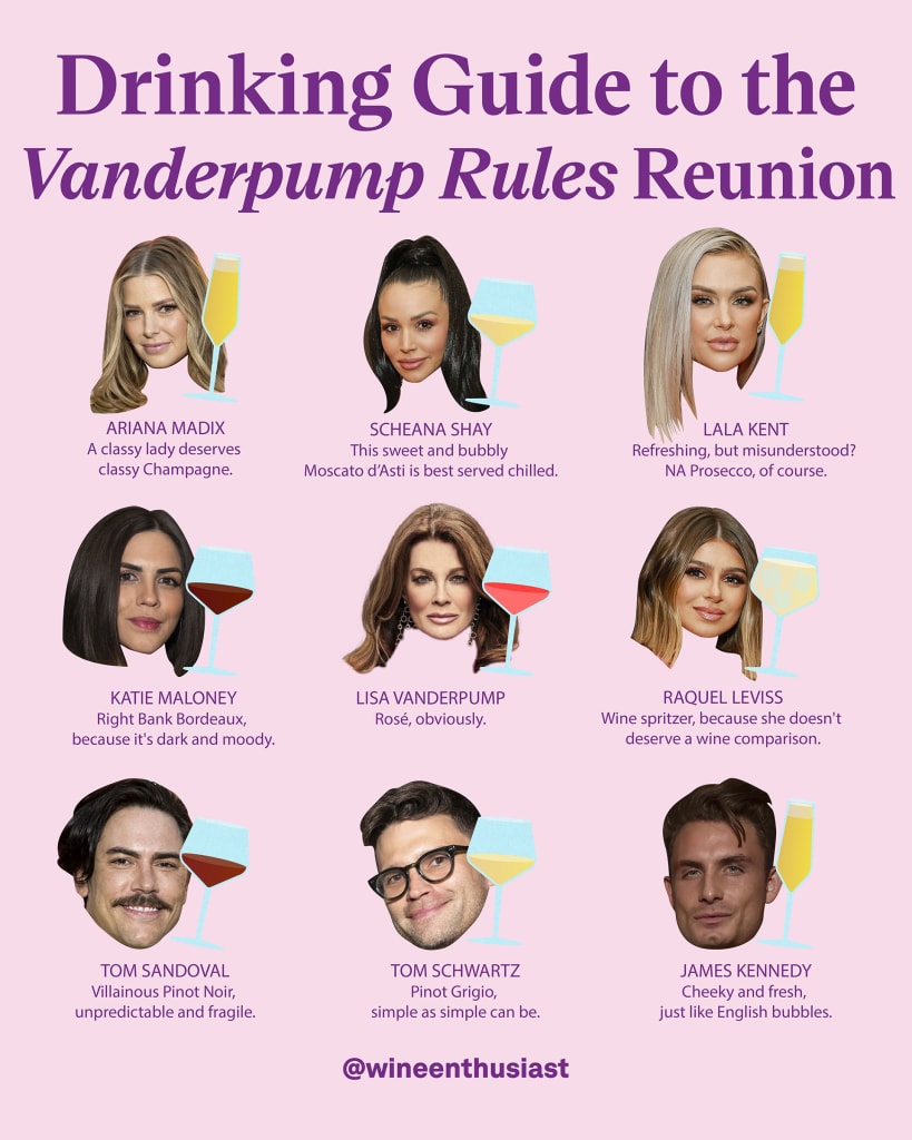A 'Vanderpump Rules' Reunion Drinking Guide | Wine Enthusiast