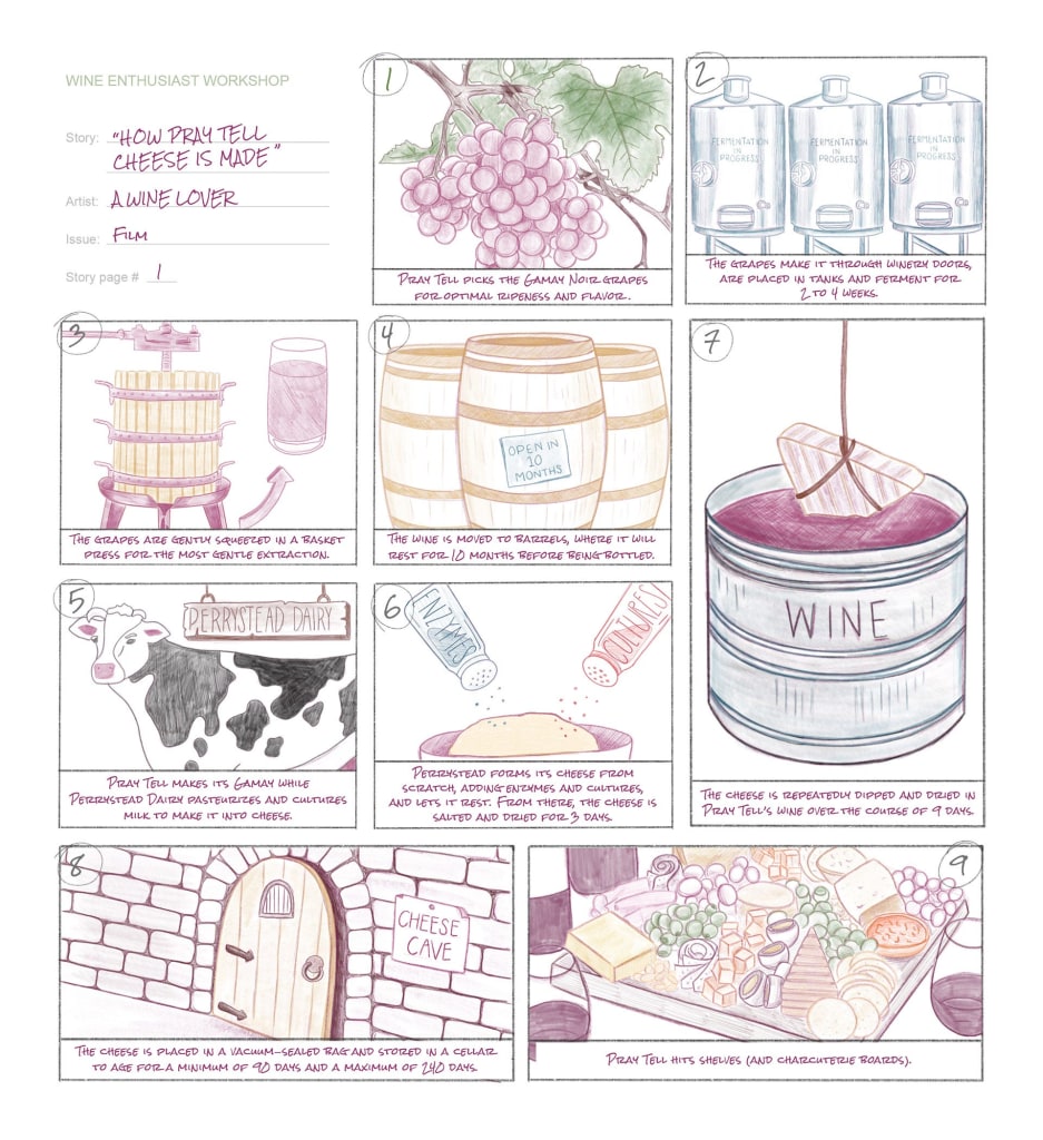 How Purple Wine Cheese Is Made | Wine Enthusiast