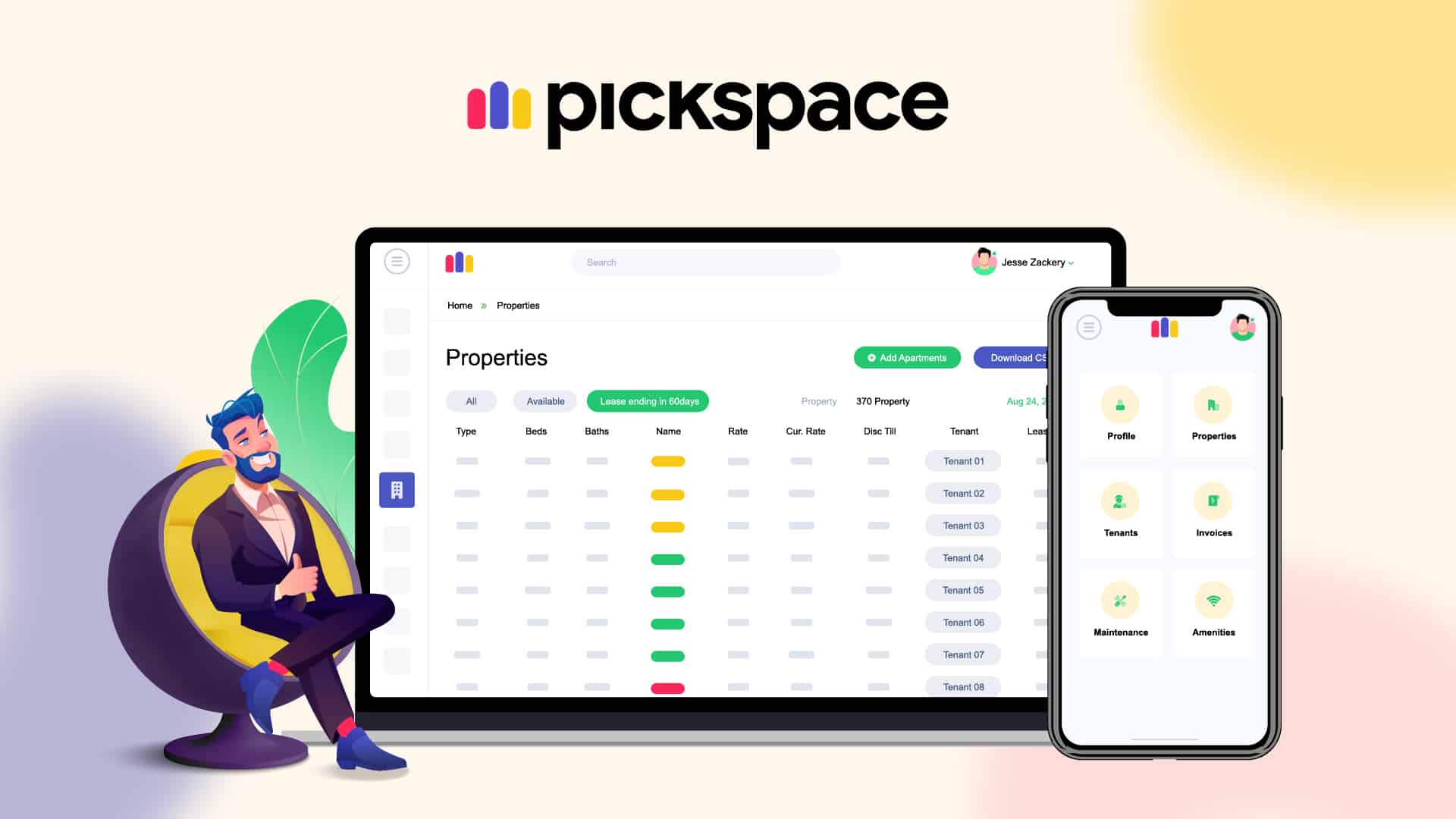 Residential Property Management Software | Pickspace
