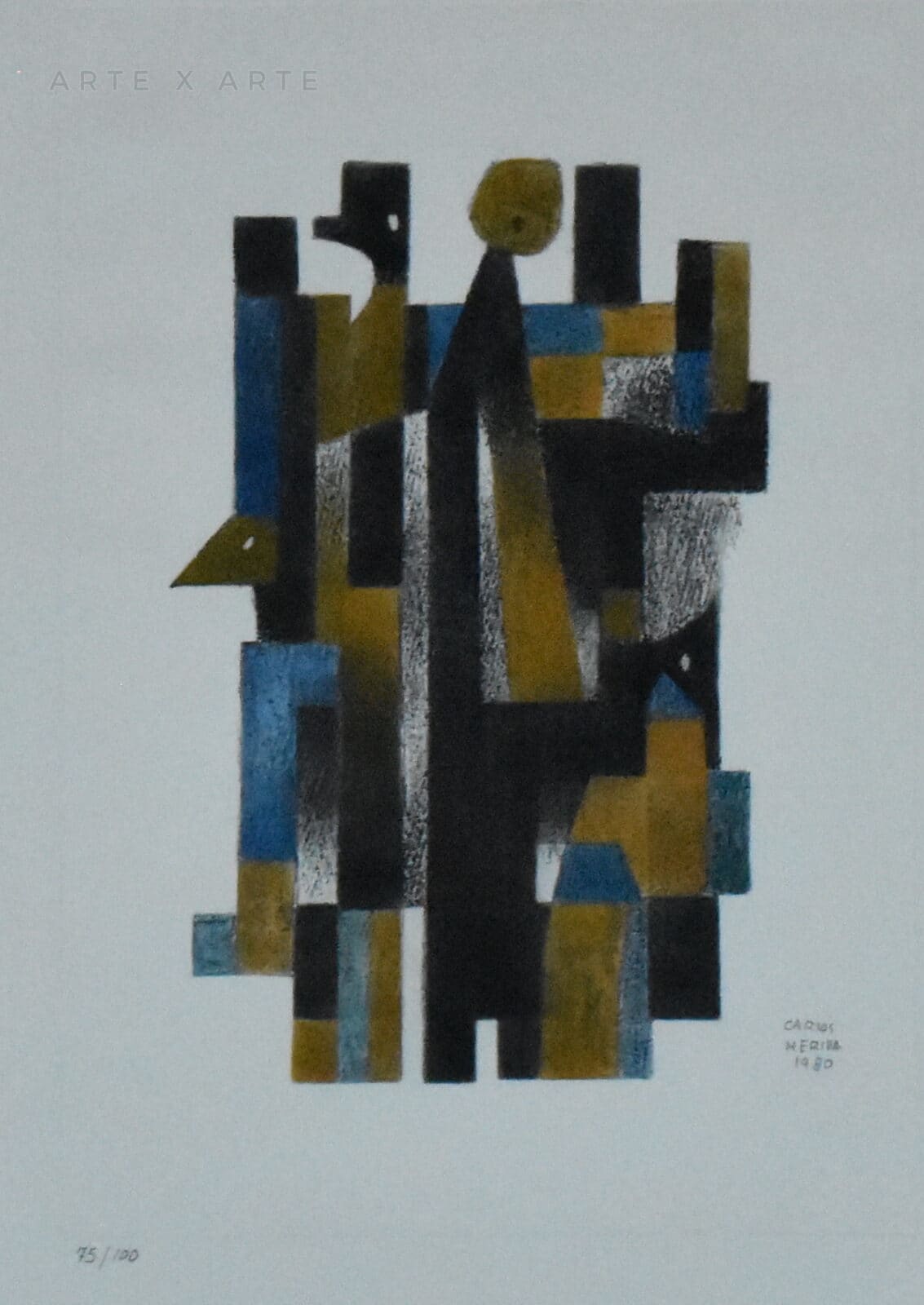 Carlos Mérida - Personajes de la mesa 14 - Arte x Arte