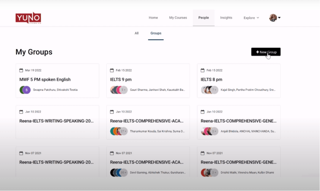 Managing your Learners - Yuno Learning