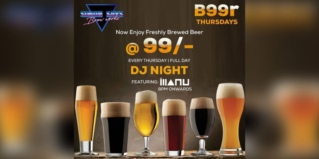 Beer 99 Thursday at Simon Says Brew Work in Bangalore - HighApe