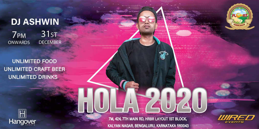 Hola 2020 – New Year Party at Float Brewery in Bangalore - HighApe