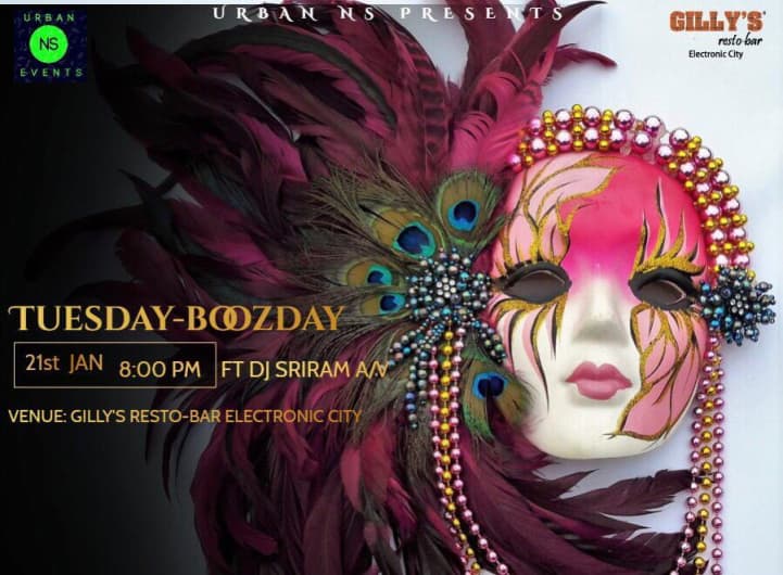Tuesday BoozeDay at Gilly's Resto-bar Electronic city in Bangalore ...