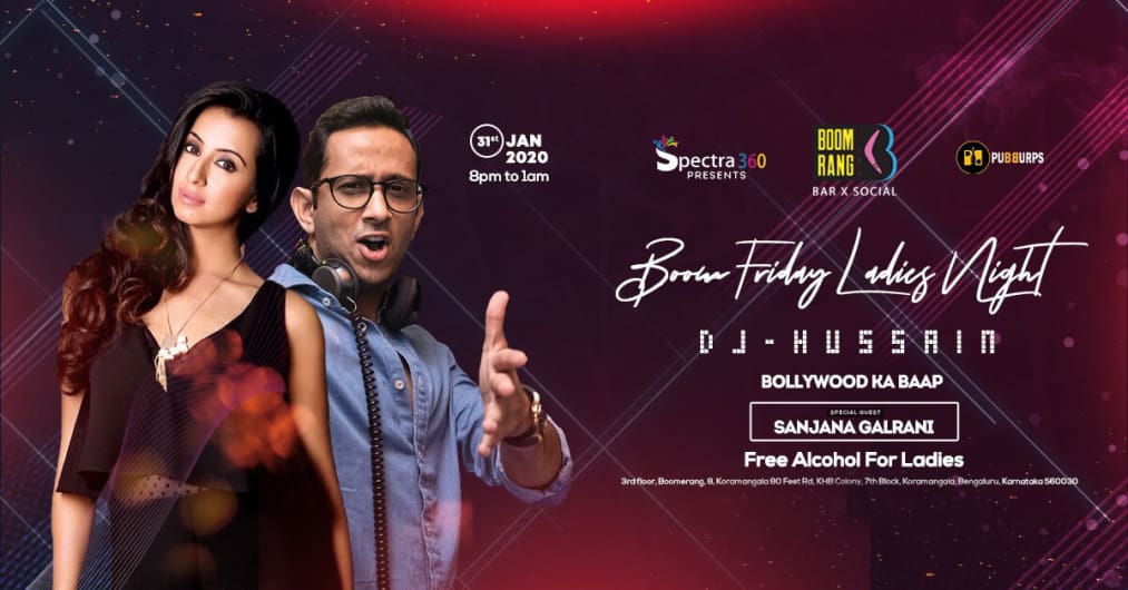 Boom Friday Ladies NIght at BOOMRANG BarXsocial in Bangalore - HighApe