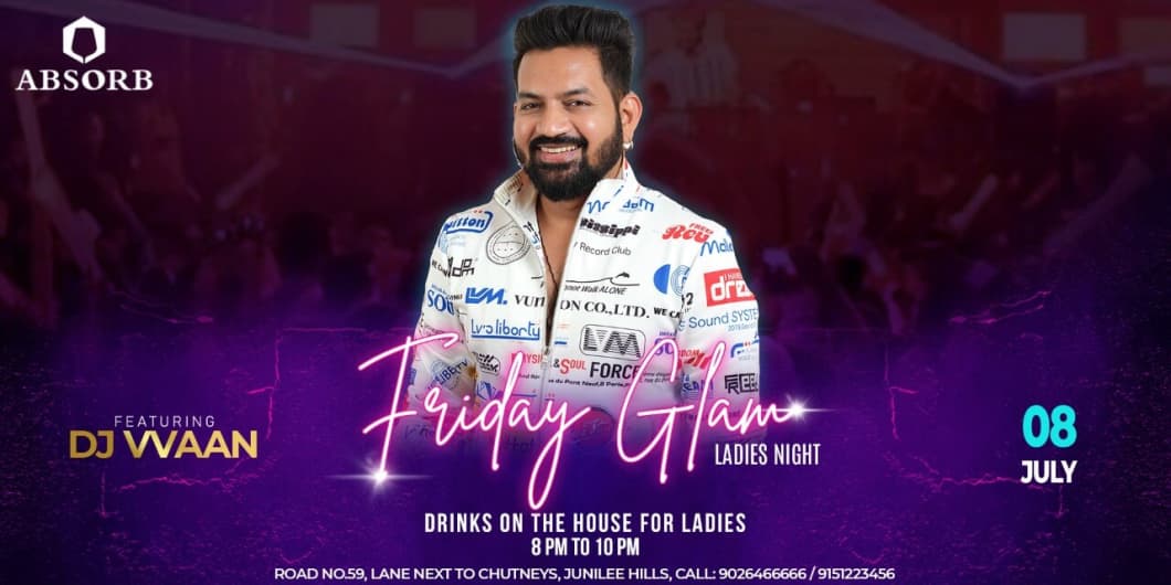 Friday Glam at Absorb - Boutique Bar in Hyderabad - HighApe