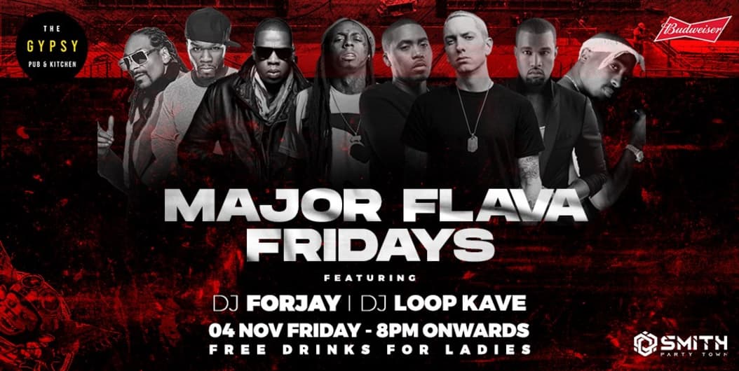 Major Flava Fridays at The Gypsy Pub & Kitchen in Bangalore - HighApe