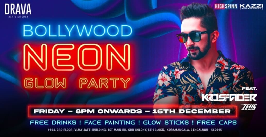 Neon Glow Party at Drava in Bangalore - HighApe