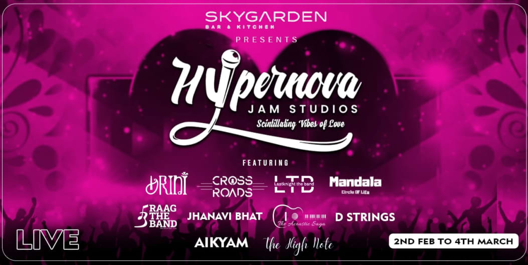 Hypernova Jam Studios ! at Super Nova Club By Sky Garden Bengalu in Bangalore - HighApe