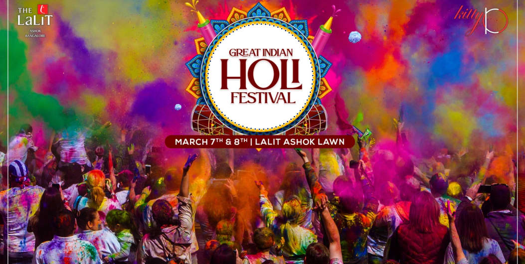 The Great Indian Holi Festival at The Lalit Ashok Bangalore in ...