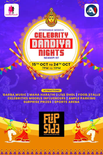 Celebrity Dandiya Nights | Flipside at Flipside Adventure Park in ...