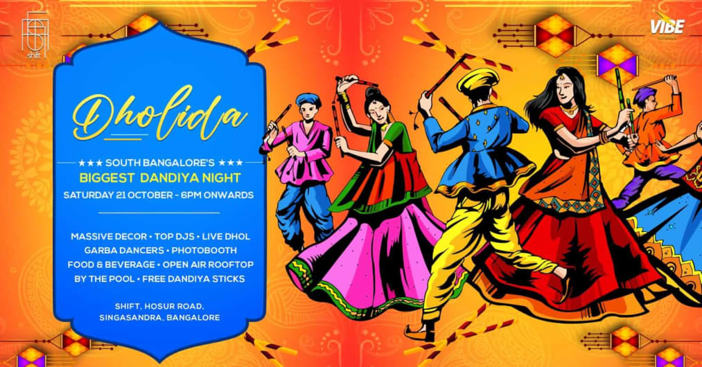 Dholida - Big Dandiya Night Open Air Poolside at Shift Lounge ...