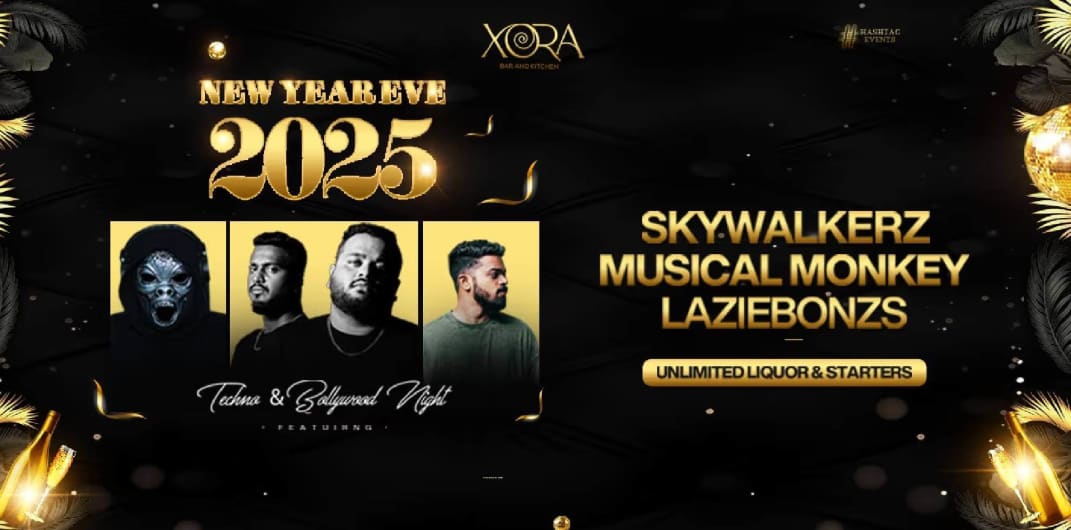 Xora New Year Eve 2025 at Xora Bar & Kitchen in Hyderabad - HighApe