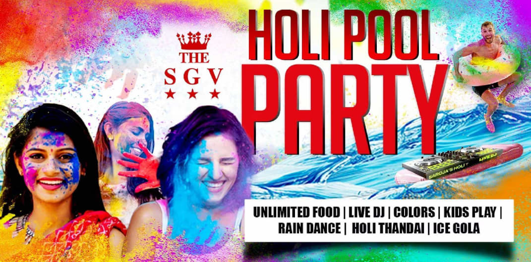 SGV Holi Pool Party | Holi Party Mumbai 2025 at The Saroja Grand Villa ...