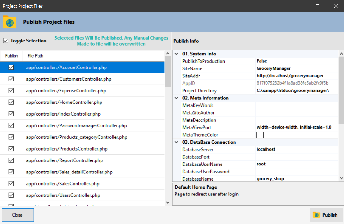 PHPRad - The Advance Rapid Application Development Environment in PHP/Mysql
