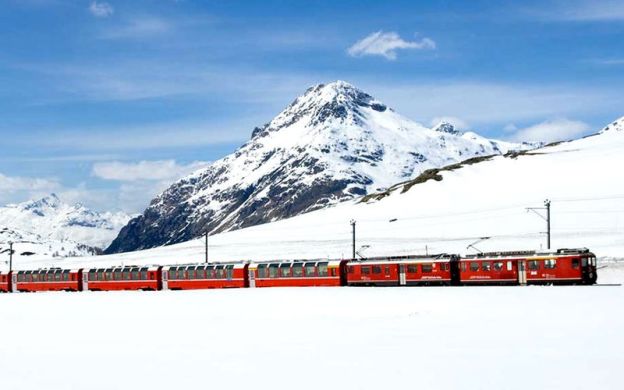Bernina Express: Round-trip Ticket from Milan