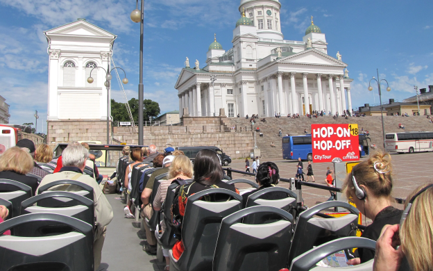 Helsinki: Hop-On Hop-Off Bus and Sightseeing Boat Tour