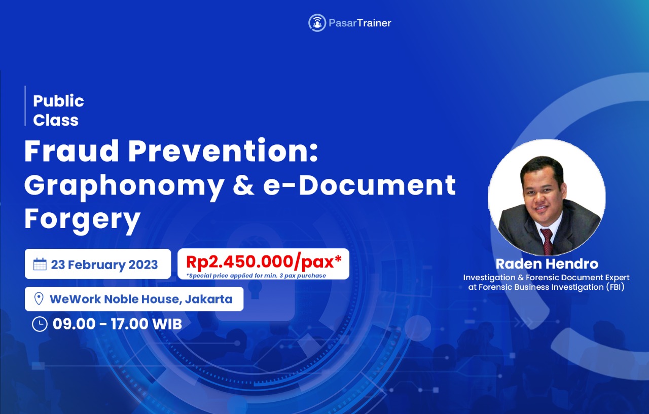 Fraud Prevention: Graphonomy & Document Forgery | PasarTrainer