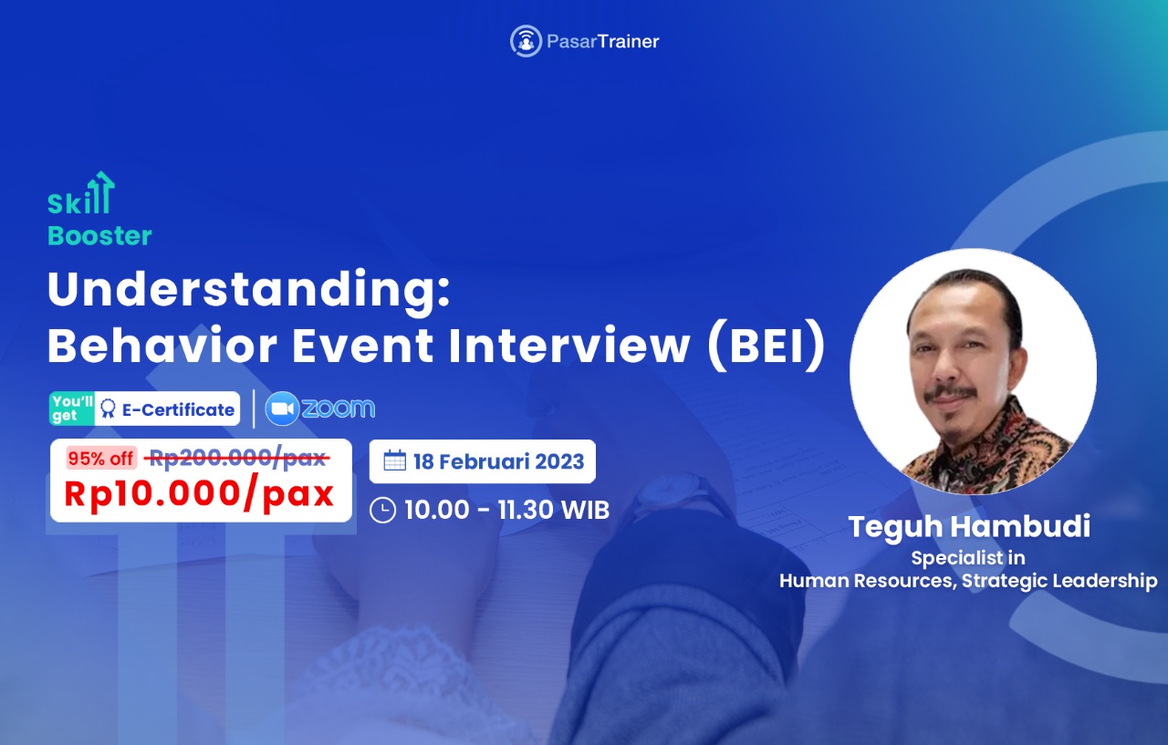 Understanding Behavior Event Interview "BEI" | PasarTrainer