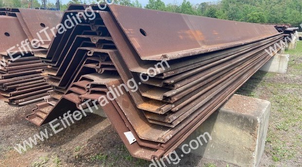 14 Pair of Surplus ESZ-18 Sheet Pile at 20' to 22' | Eiffel Trading