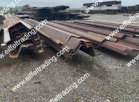 31 Pair of Used PZ-27 Sheets at 22' to 30' Lengths | Eiffel Trading
