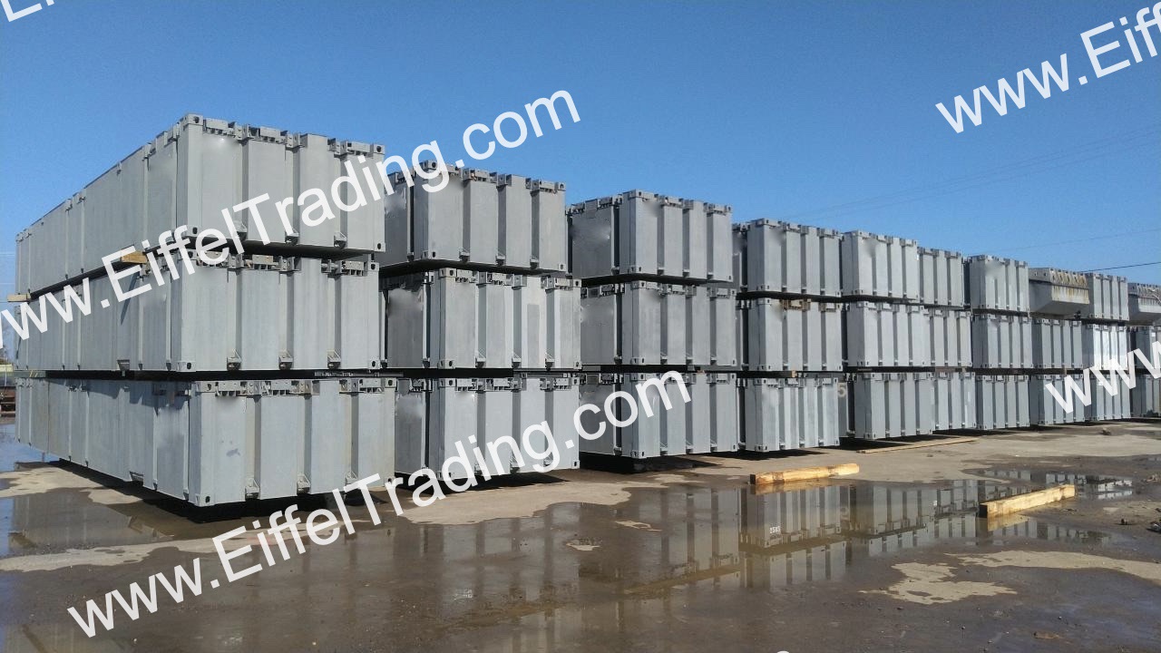 150ea. 40'x8'x4.5' Modular Sectional Barges | Eiffel Trading