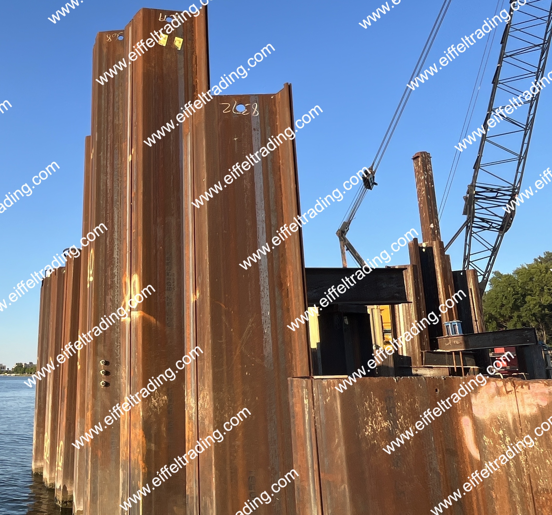 164 Pair of PZC-37 Sheet Pile at 73' to 90' | Eiffel Trading