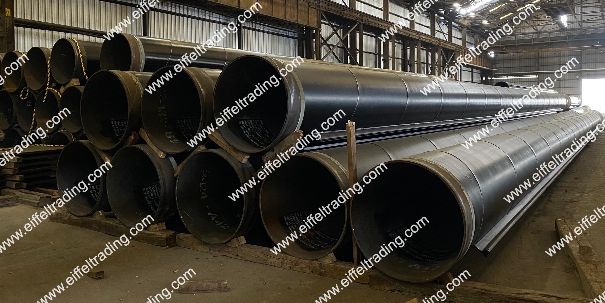 19,000LF of Surplus 42" Pipe Combi Wall | Eiffel Trading