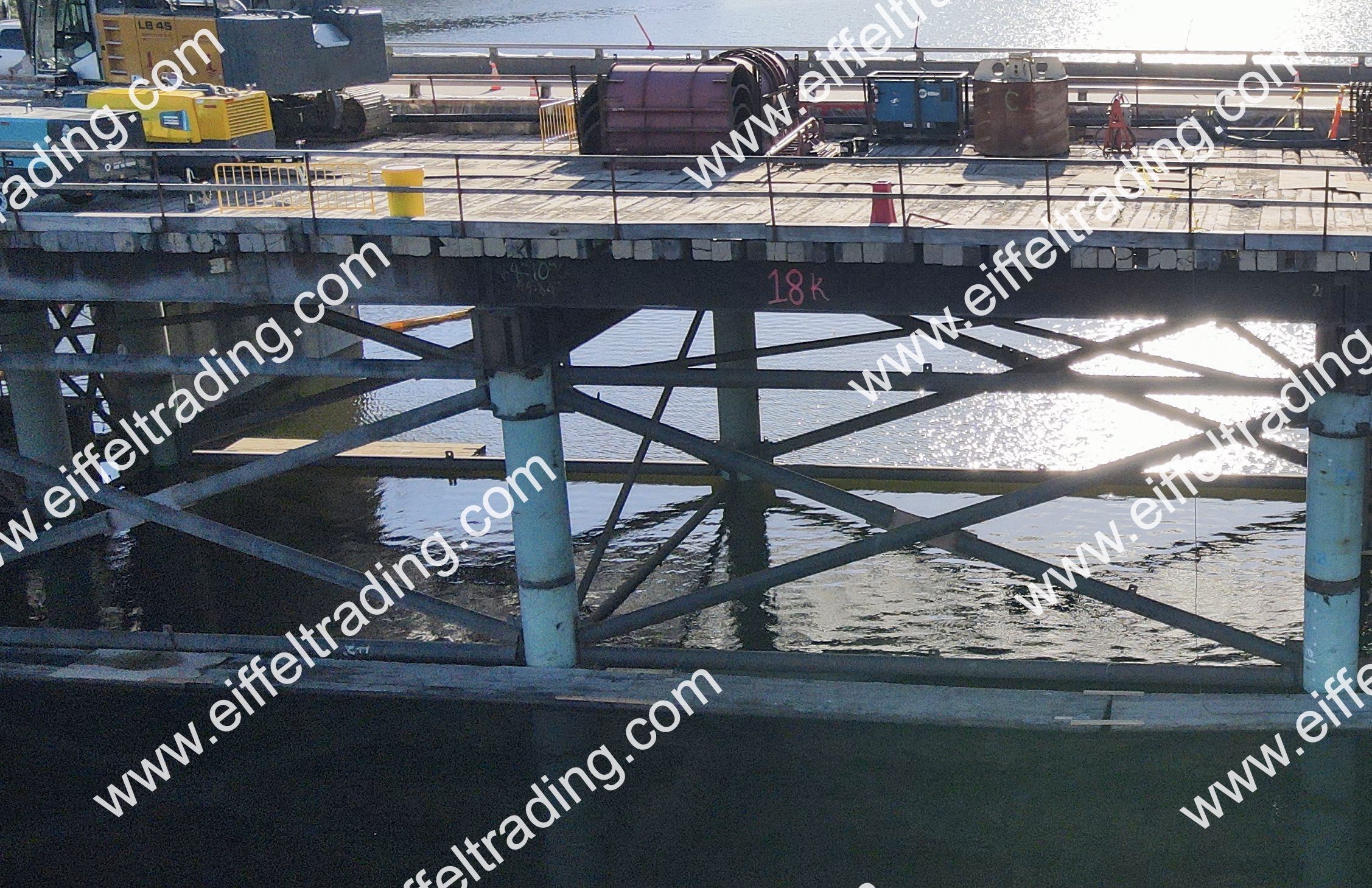 300'x40' Access Trestle System for 300T Crane | Eiffel Trading