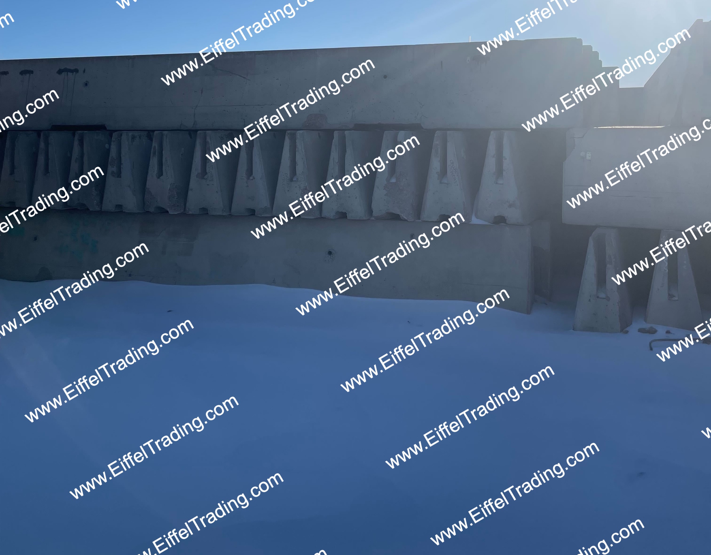 20,000LF of 42" Single Slope Barrier Wall | Eiffel Trading