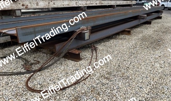 2ea. W36x256 Beams at 50' Lengths | Eiffel Trading