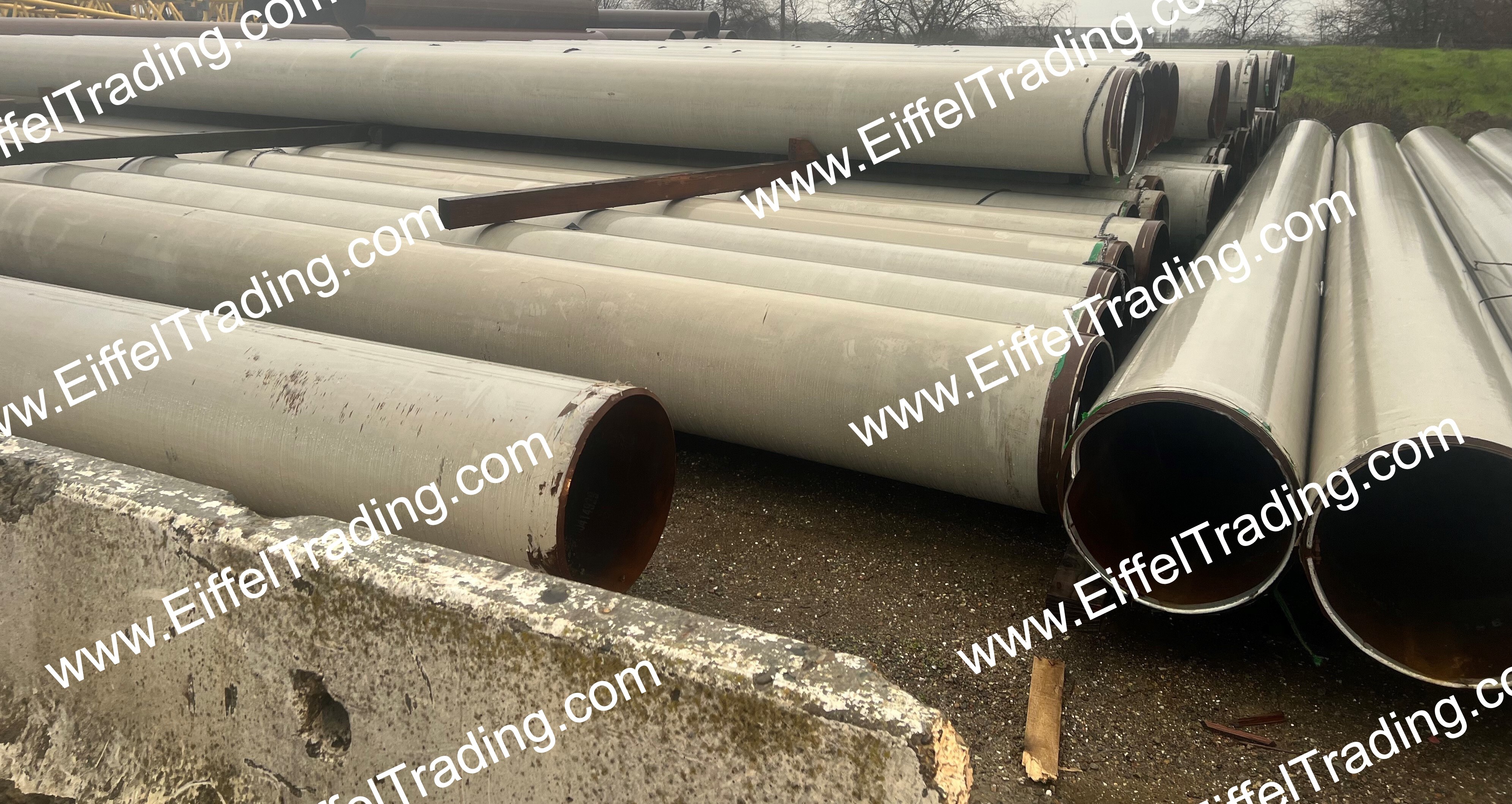 5,400LF of Surplus 24"x0.750" Pipe | Eiffel Trading