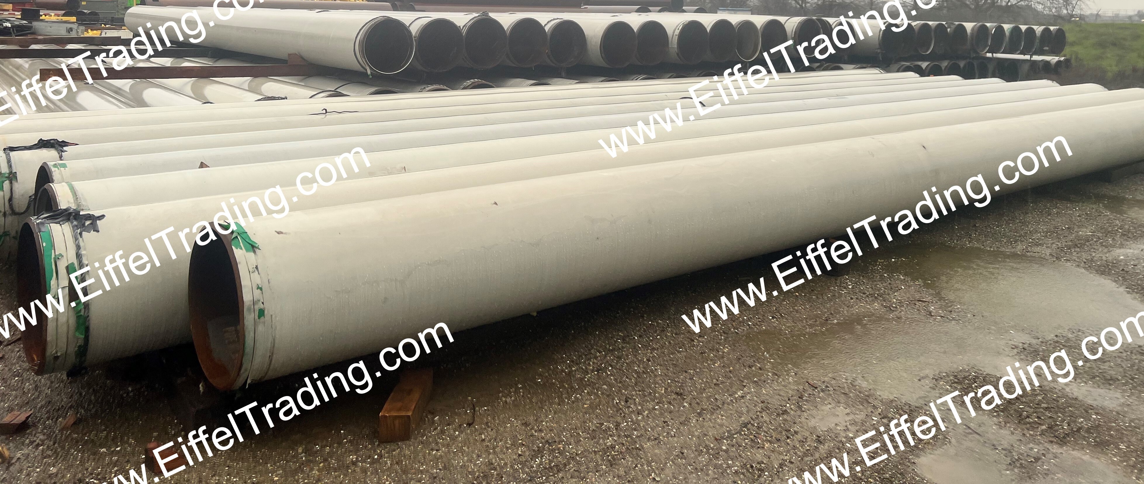 5,400LF of Surplus 24"x0.750" Pipe | Eiffel Trading