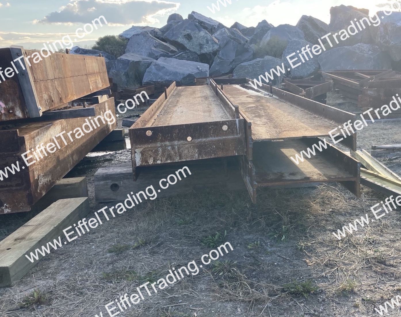 4ea. W36x150 Beams at 24' to 28' Lengths | Eiffel Trading