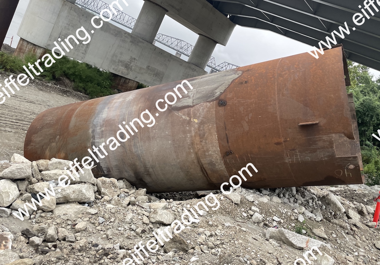 Large Diameter Pipe 72"OD, 96"OD, 108"ID, 114"ID | Eiffel Trading