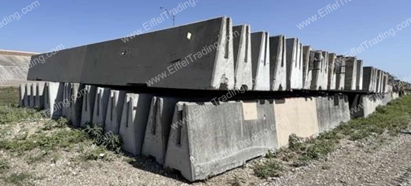 6,030LF of TXDOT Single Slope Barrier Wall | Eiffel Trading