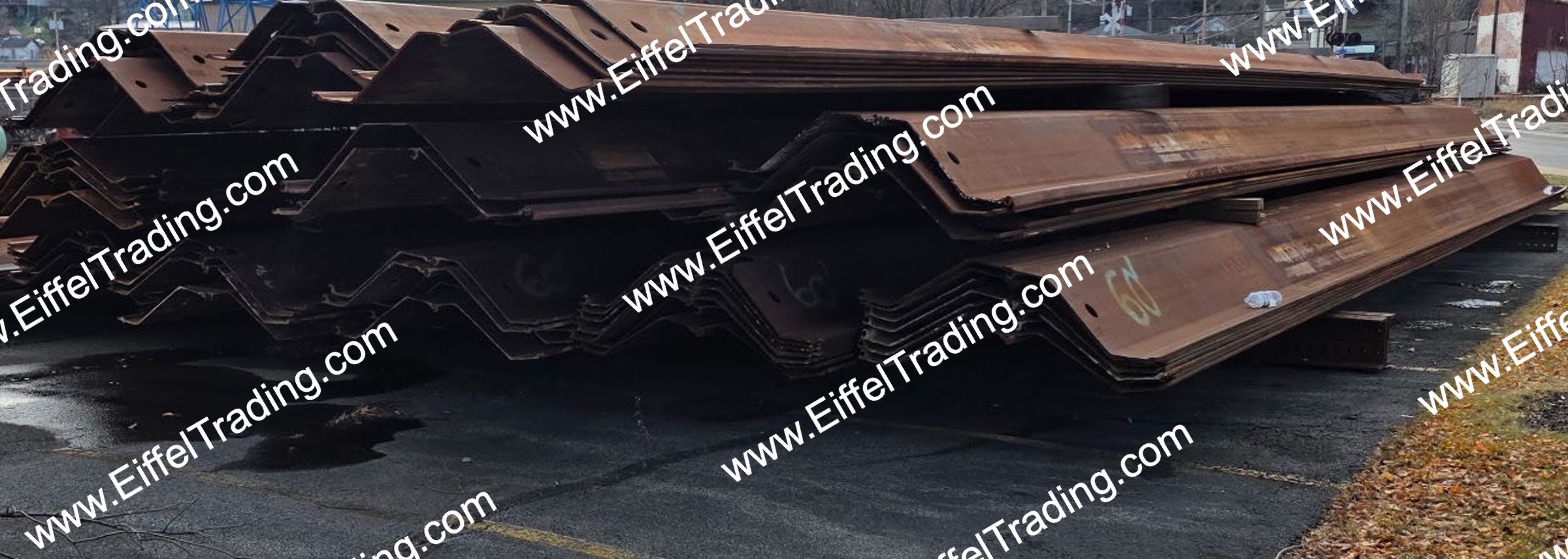 78 Pair of PZC-18 Sheet Pile at 60' Lengths | Eiffel Trading