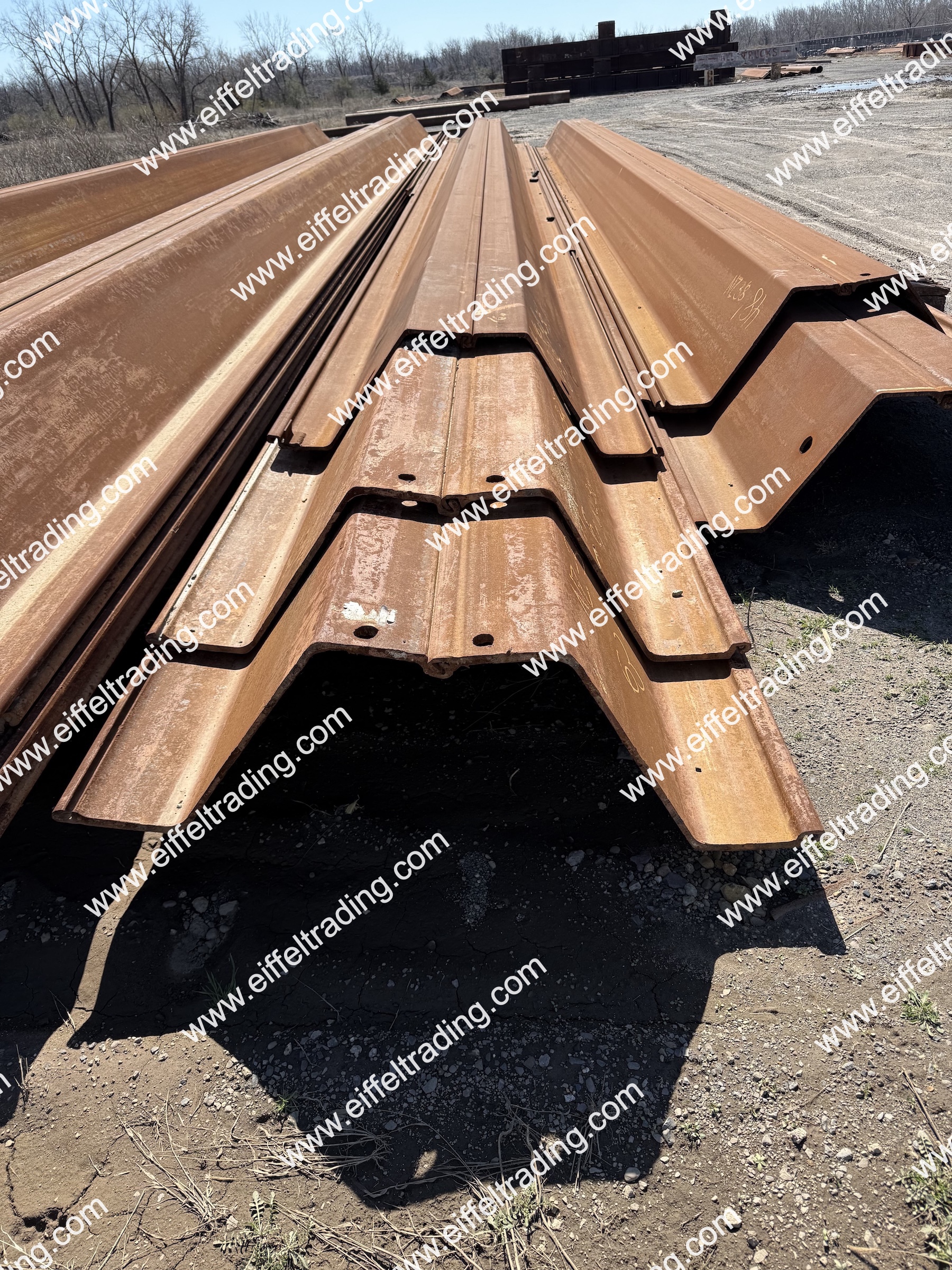 24 Pair of NZ-38 Sheet Pile at 30' to 65' | Eiffel Trading