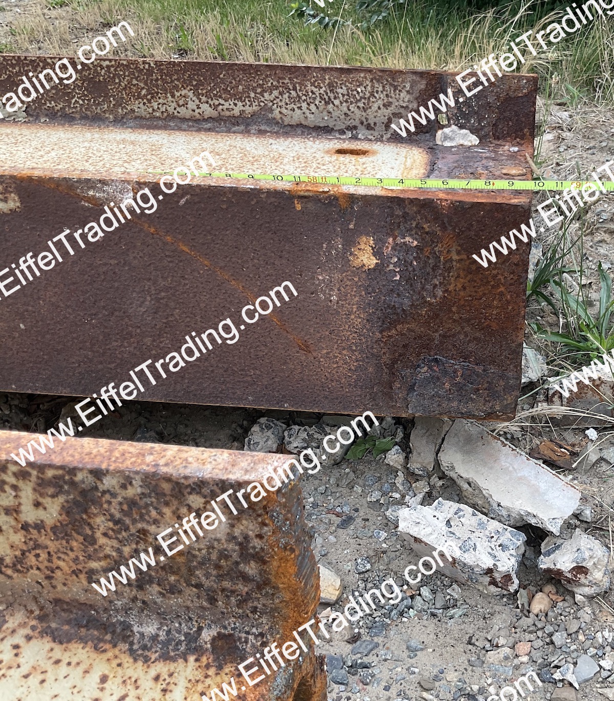 2ea. W36x182 Beams at 57' & 58' Lengths | Eiffel Trading