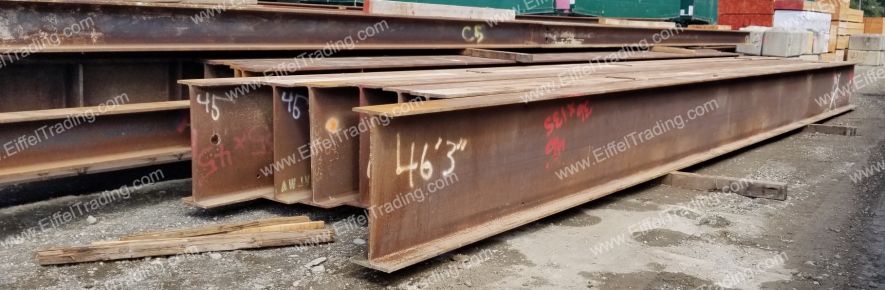 Used W36x135 Beams at 44-48' Lengths | Eiffel Trading