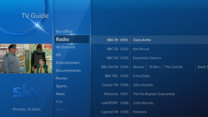 Using the TV Guide | Sky Help | Sky.com