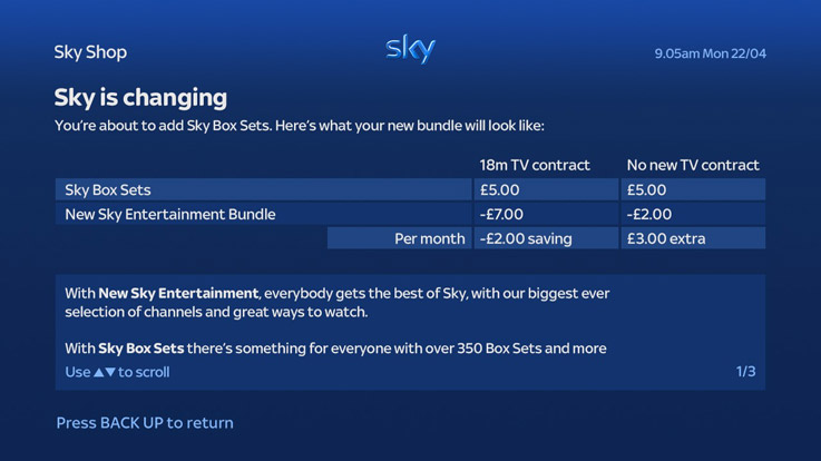 How to add TV packs using your Sky remote | Sky Help | Sky.com