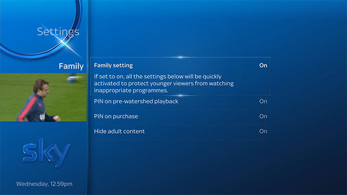 Managing parental settings | Sky Help | Sky.com