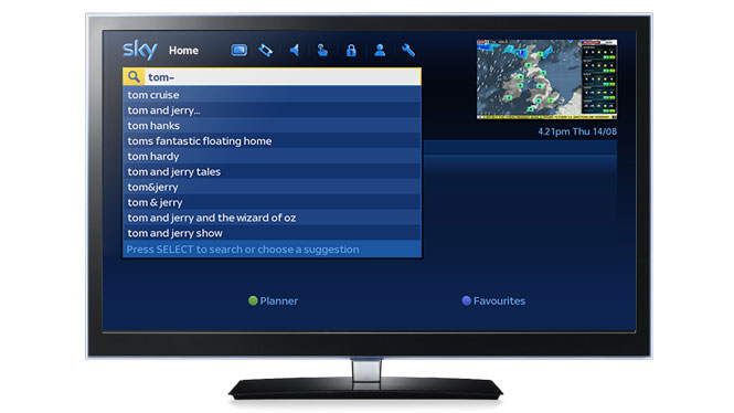 Sky Help: Using the Sky TV Guide
