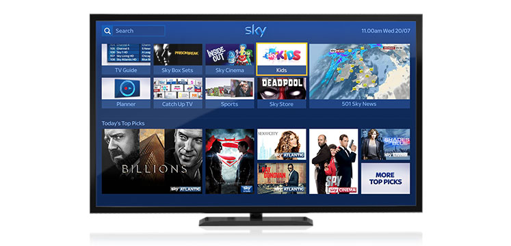 Sky Help: Using the Sky TV Guide
