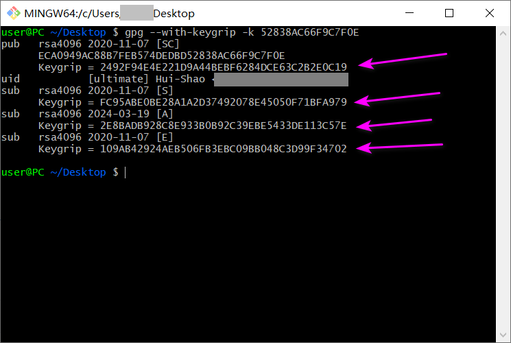Canokey 应用之 GPG | Hui-Shao's Blog