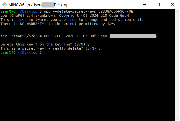 Canokey 应用之 GPG | Hui-Shao's Blog