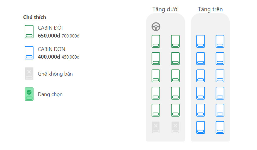 Xe Kadham Bus giường nằm cabin từ Sapa về Hà Nội - VSV Travel | Vé xe ...