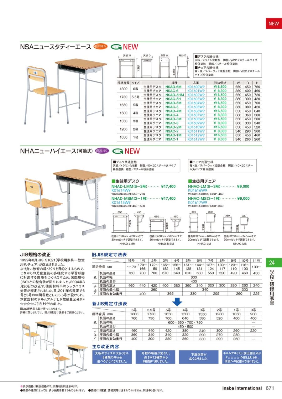 inaba・イナバWEBカタログ・HUSTNET P670 P671