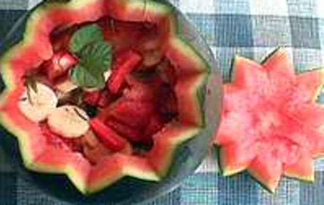 Découpe et présentation de la pastèque et du melon - Technique ...